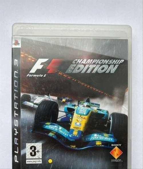 F1 Championship Edition - ps3