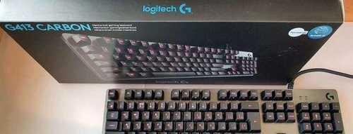 Клавиатура logitech g413 carbon (blue switches)