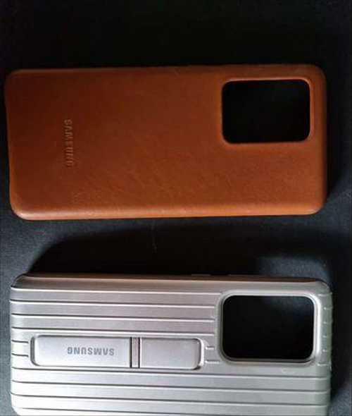 Leather и Prorective Cover Samsung S20 Ultra