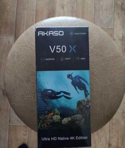 Экшн камера akaso V50x реальное 4k