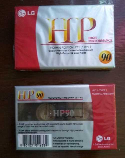 Новые кассеты LG-HP 90 normal position