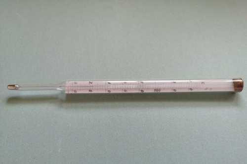 Термометр ртутный лабораторный от 0 до +140. 1970