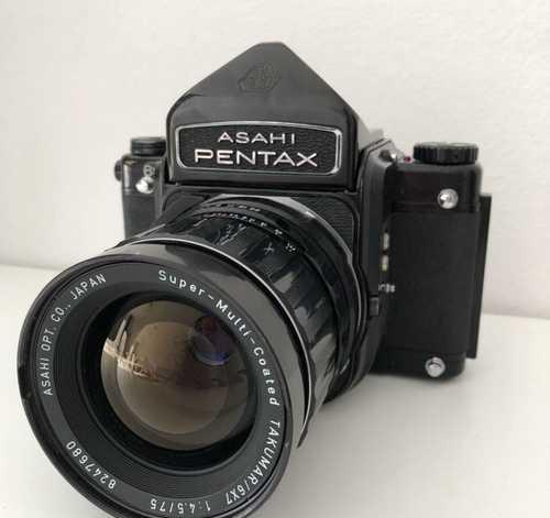 Pentax 67 + Takumar 75 mm f4.5