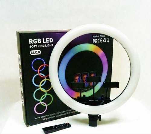 Лампа кольцевая Led для сэлфи 45см