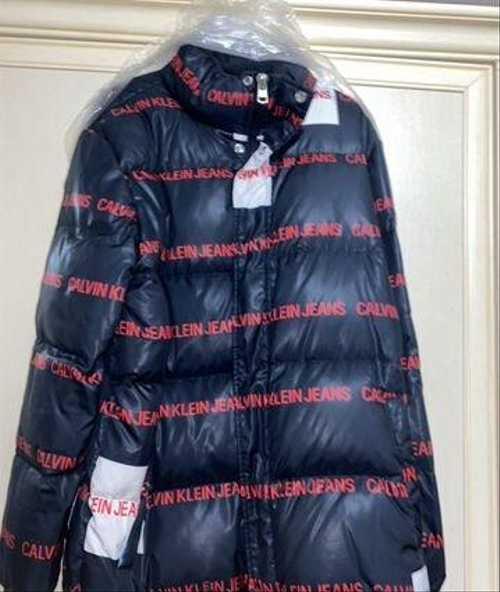 Куртка Calvin Klein Logo-print shell-down jacket