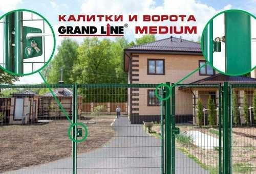 Распашные ворота и калитки Grand Line