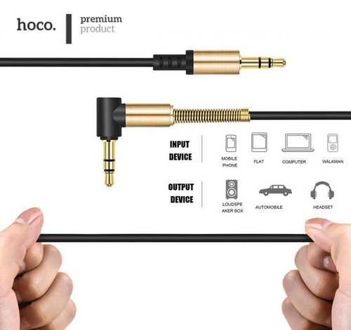 AUX кабель hoco UPA02 Spring Audio cable