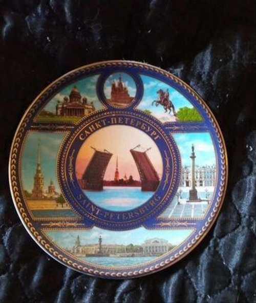 Тарелка сувенирная Санкт-Петербург