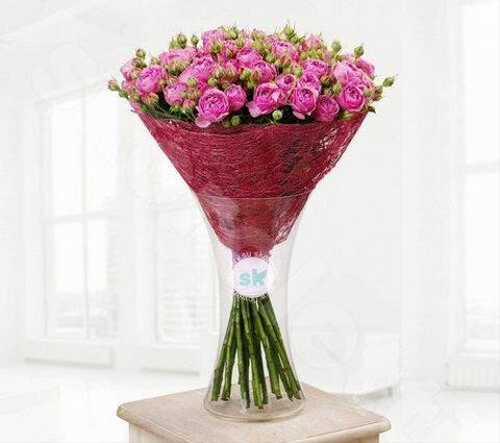 Пионовидные Кустовые Розы 25 шт. 60 см