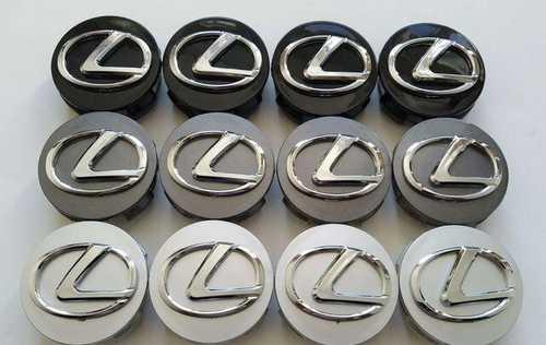 Колпачки заглушки на литые диски Lexus, Лексус 62м