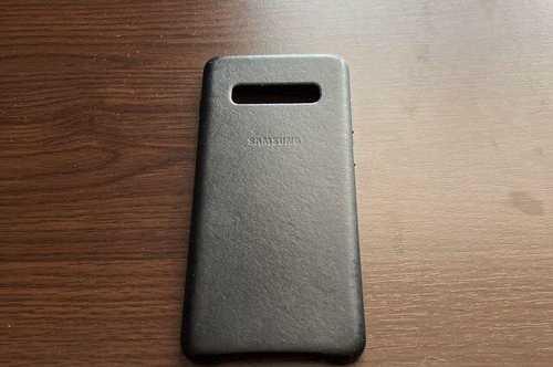 Кожанный чехол Samsung Galaxy S10+