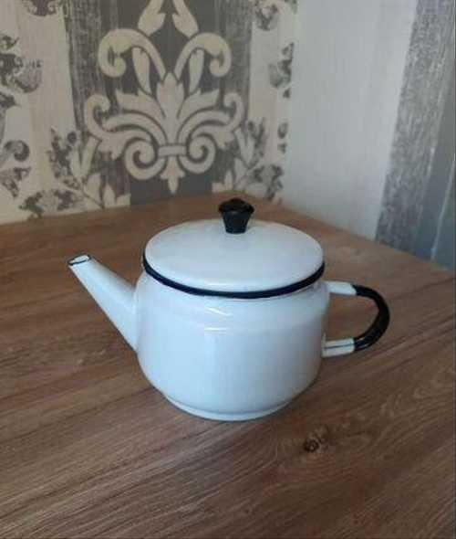 Эмалированный заварочный чайник