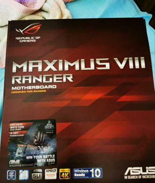 Asus ROG Maximus viii Ranger