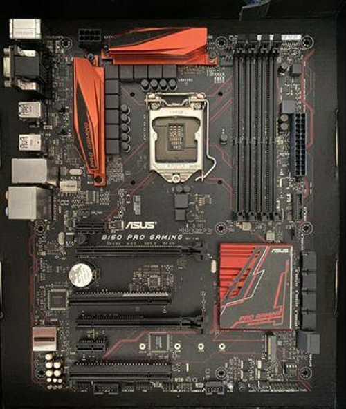 Материнская плата asus b150 pro gaming