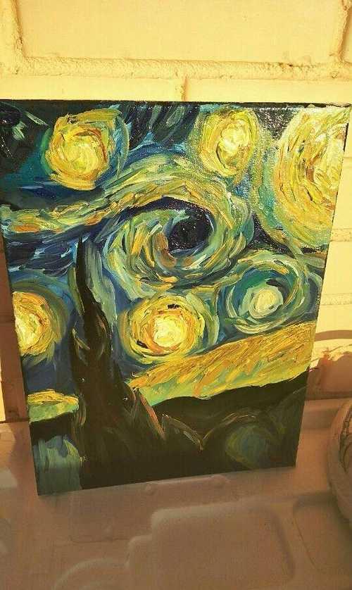 Картина Ван Гога "Звездная ночь"