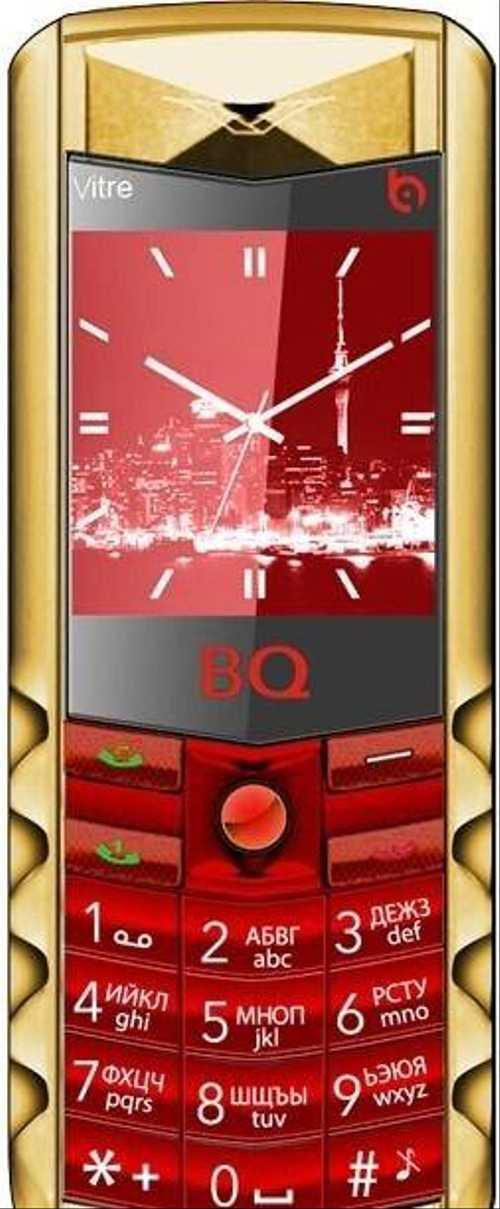 Мобильный телефон BQ BQM-1406 Vitre red gold editi