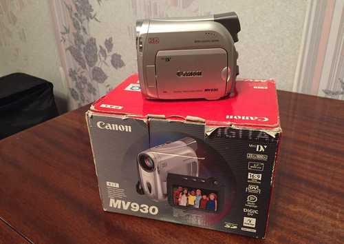 Видеокамера canon mv930