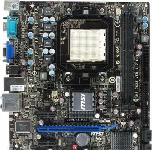 MSI 740gm-p21. Материнская плата MSI 760gm-p33.