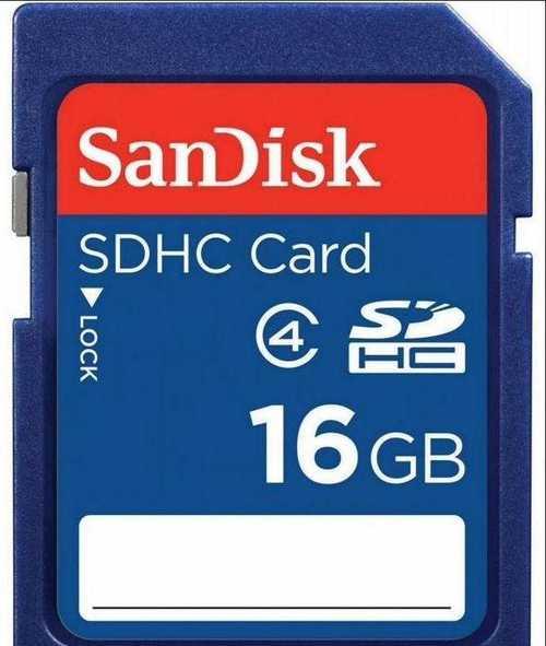 SD карта SanDisk 16GB
