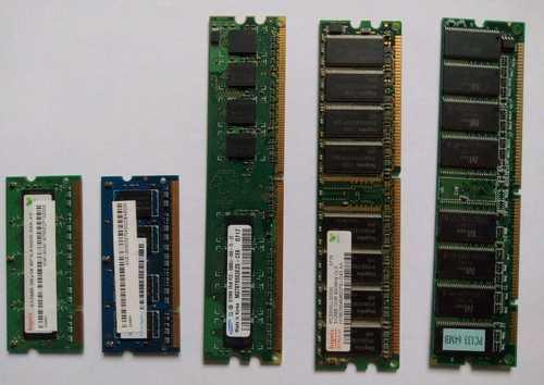 Озу dimm, DDR, DDR2, память для ноутбука