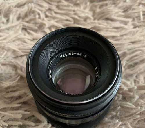 Объектив Helios-44-2 2/58 с переходником на Canon