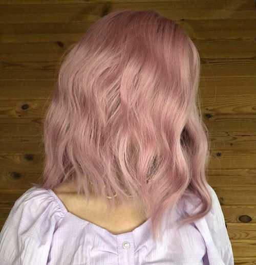 Новый Розовый парик