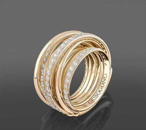 Кольцо из розового золота de Grisogono Allegra