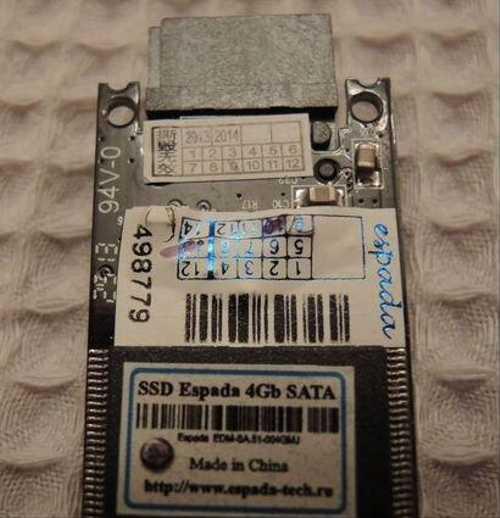 Твердотельный накопитель SSD DOM 4Gb Espada SATA