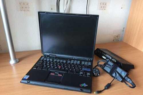 Ноутбук IBM Thinkpad T30 с COM (RS-232) портом