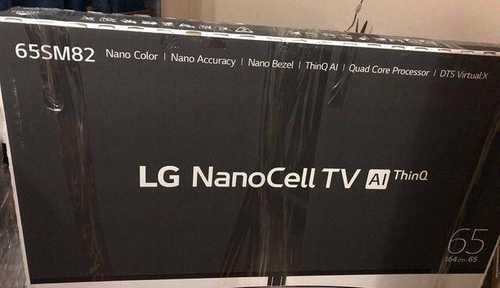 Телевизор LG nanocell tv al thinQ 164 cm/65