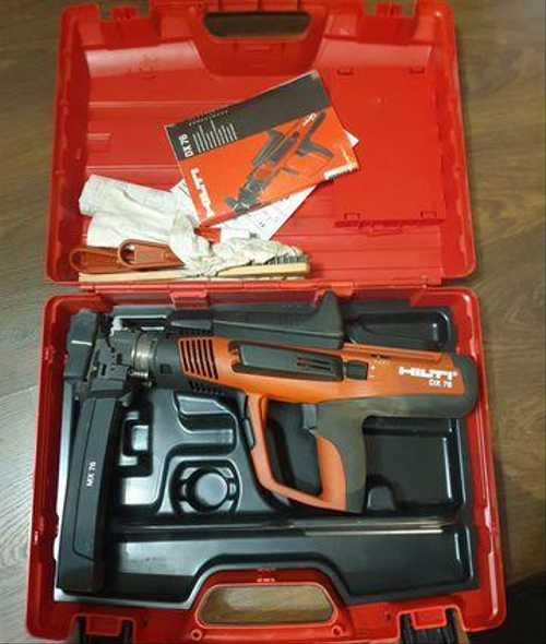 Монтажный пистолет hilti dx76