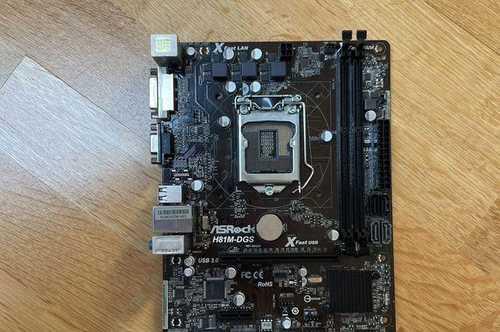 Материнская плата ASRock H81M-DGS