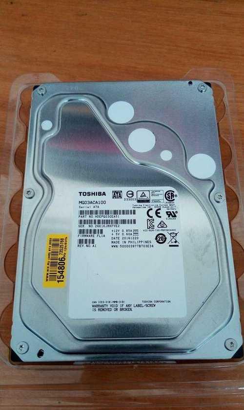 Жесткий диск Toshiba MG 1 Тб MG03ACA100 SATA