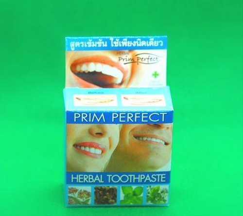 Зубная паста "prim perfect" herbal toothpaste, 25