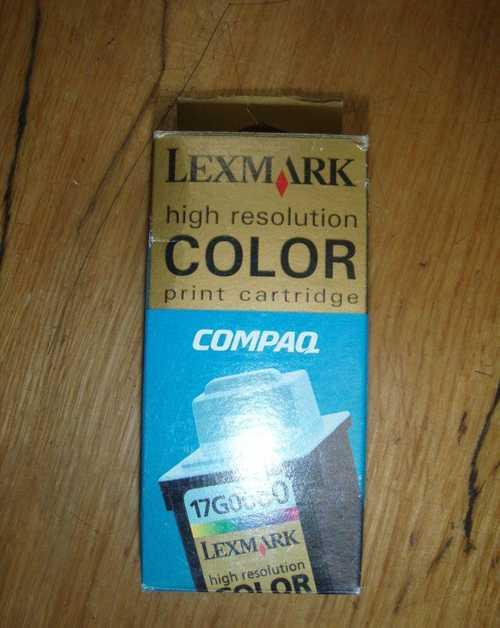 Картридж струйный Lexmark №60 17G0060 Color