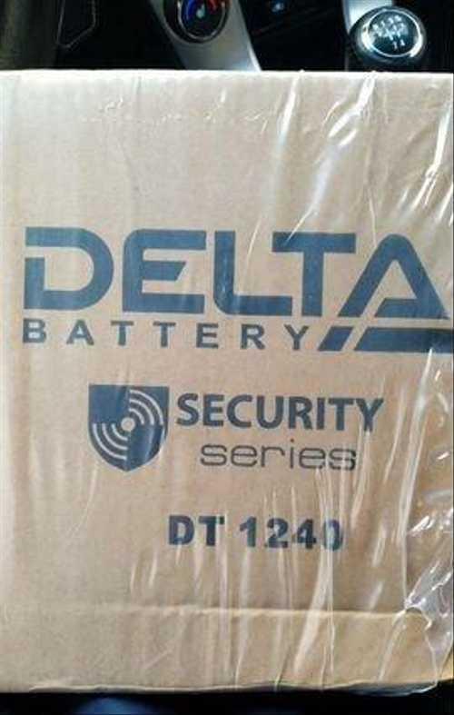Аккумулятор Delta security DT1240