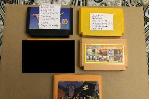 Картриджи Dendy, Famicom, 8 бит