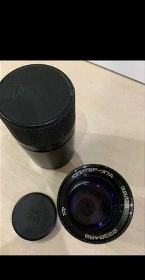 Фотообъектив Юпитер-37А и обьектив 52mm Pro Digita