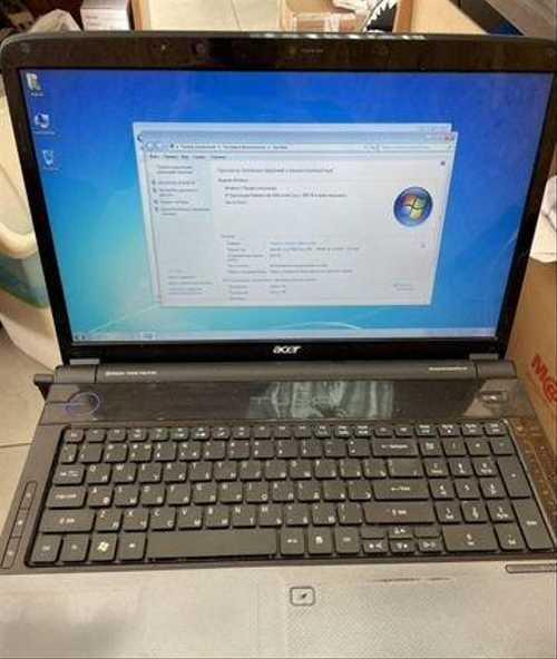 Ноутбук Acer aspire 7738 g