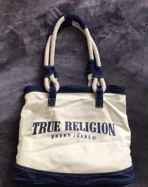 Пляжная сумка true religion с полотенцем. Новый