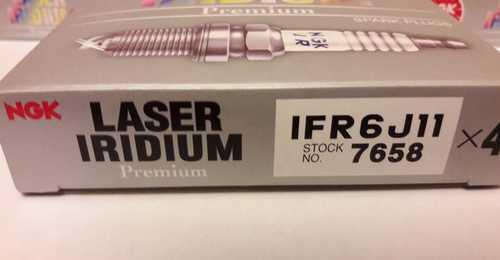 Комплект свечей NGK Laser Iridium IFR6J11