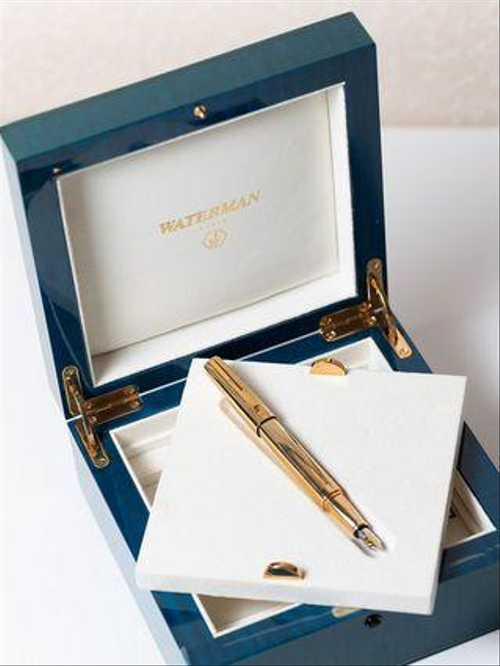 Перьевая ручка Waterman Exception Solid Gold