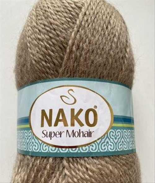 Пряжа для вязания nako super mohair