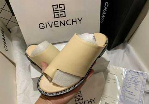 Тапочки givenchy Кожа