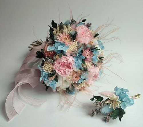 Букет невесты / свадебный букет из сухоцветов