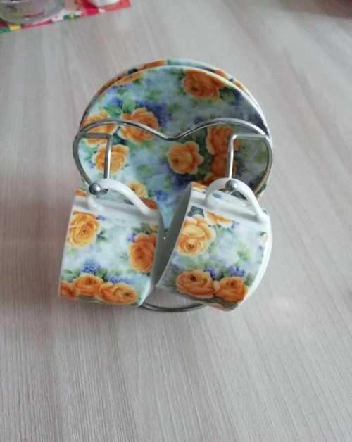 Сервиз кофейный на подставке