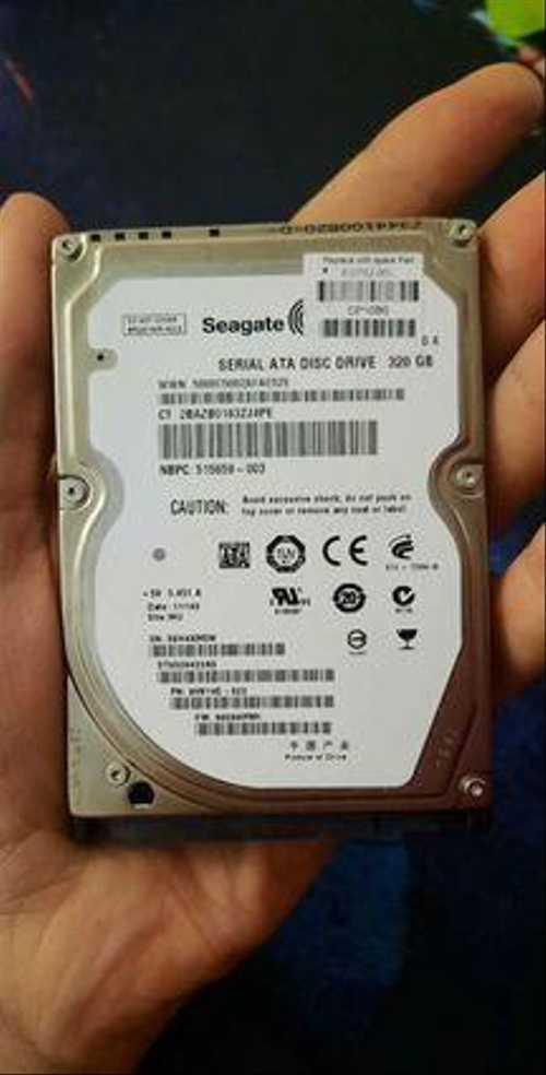 HDD для ноутбука seagate 320GB