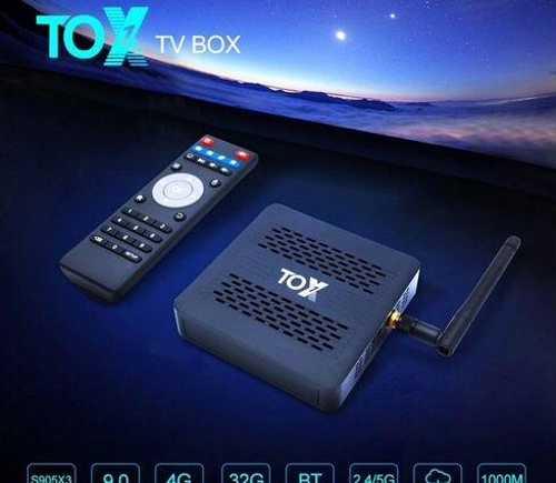 Android TV приставка TOX1 4/32 + настройка