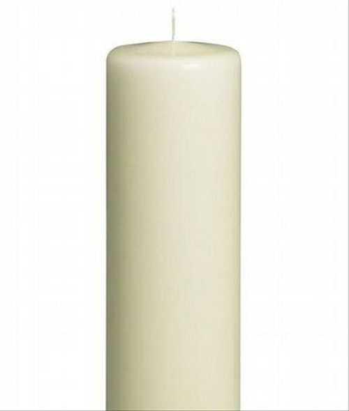 Декоративная свеча-столбик, неароматическая, 25см