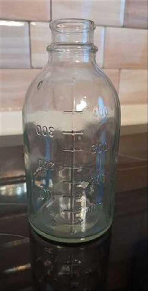 Бутылка 0,5 мерная стекло
